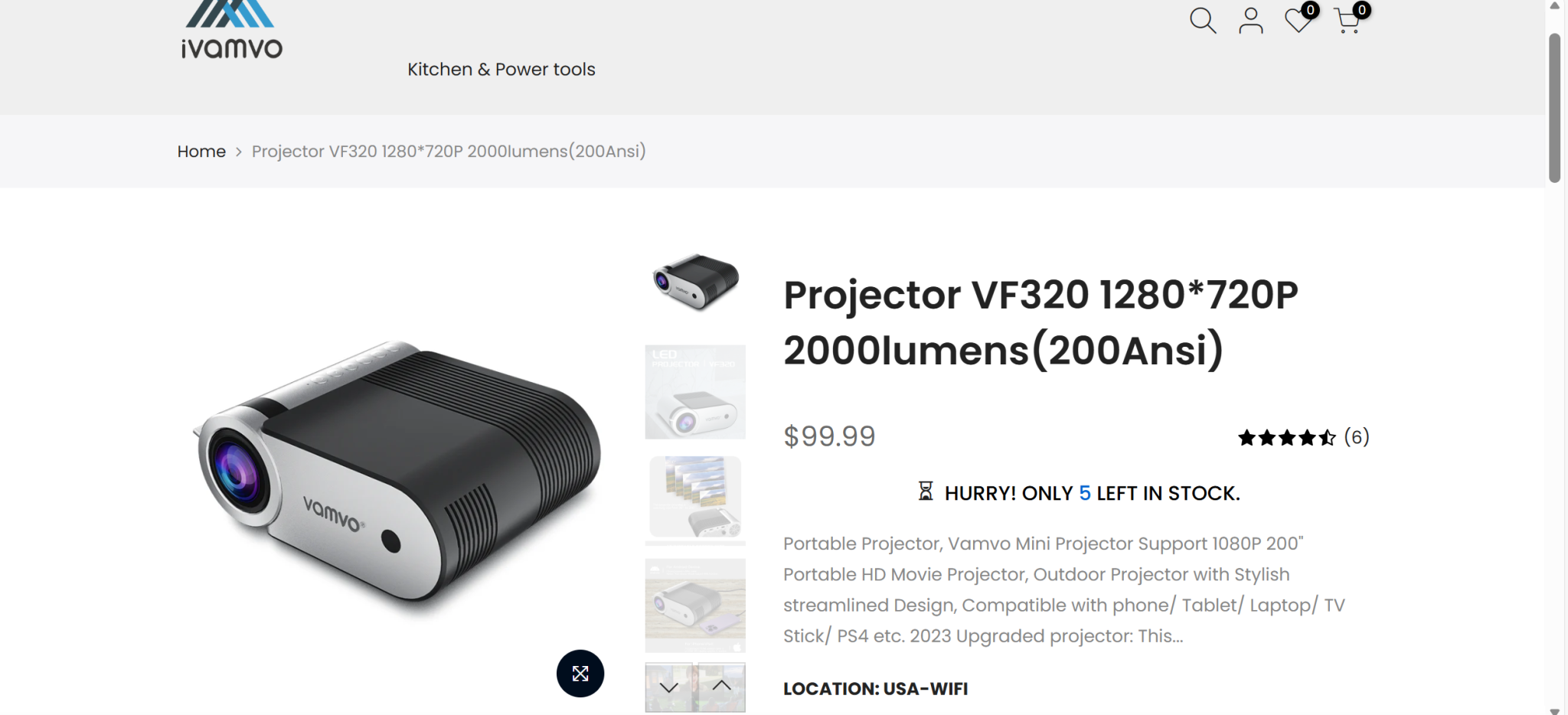 Vamvo Portable Projector Review: My Honest Take After Using It – Manual ...